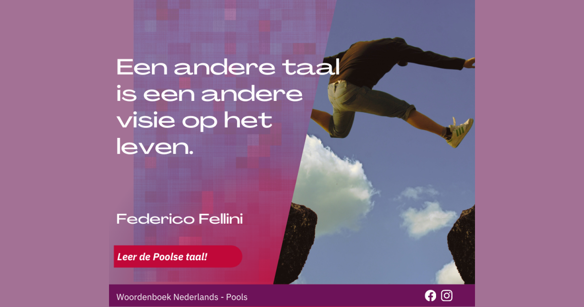 Leer de Poolse taal. | Woordenboek Nederlands - Pools